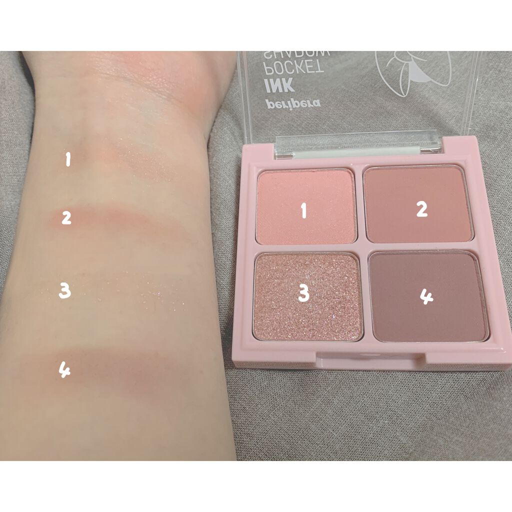 インク ポケット シャドウ パレットad|periperaの口コミ Peripera インク ポケット シャドウ パレット 04