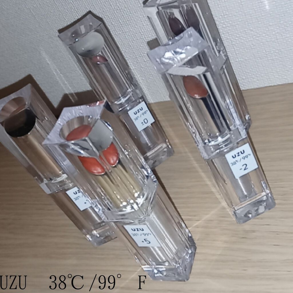 38°c 99°f Lipstick |uzu By Flowfushiの口コミ 💄uzu 38℃99°f リップスティック💋 By