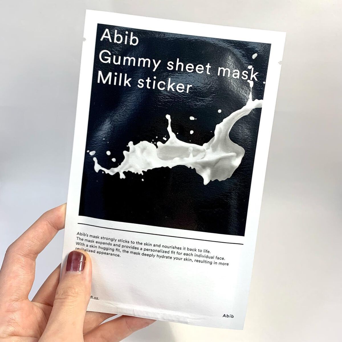 ガムシートマスク ミルク|abib の口コミ「 ︎abib グミシートマスクミルクステッカー 」 By ぶるーべりー🫐フォロバ敏感肌
