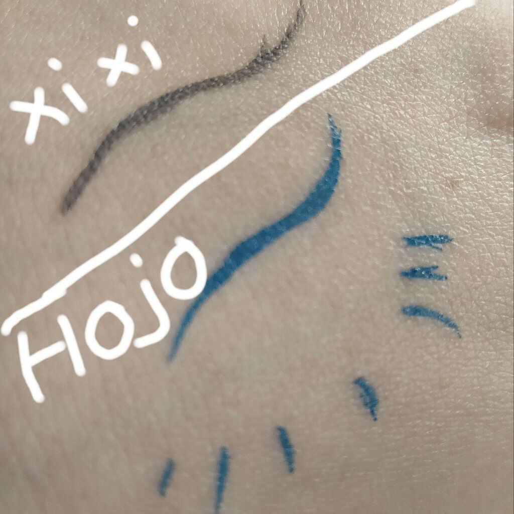 Xixi・hojoのリキッドアイライナーを使った口コミ Xixiを目当てで買ったのですがブルーカラ By 🍯 Lips