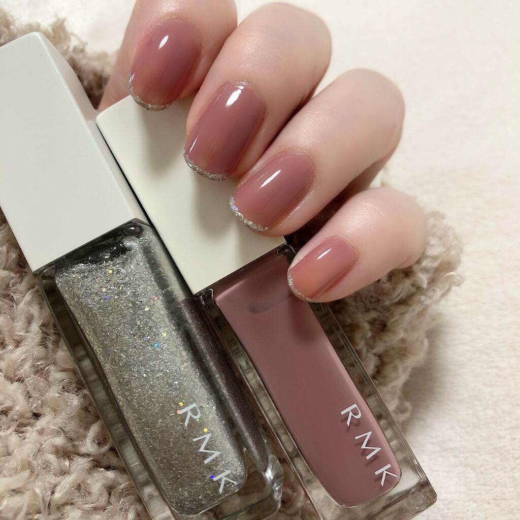 【限定マニキュア】ネイルポリッシュ|rmkの口コミ「rmk ネイルポリッシュ ホリデー限定カラーで細フレンチ 」 By Rabbit乾燥