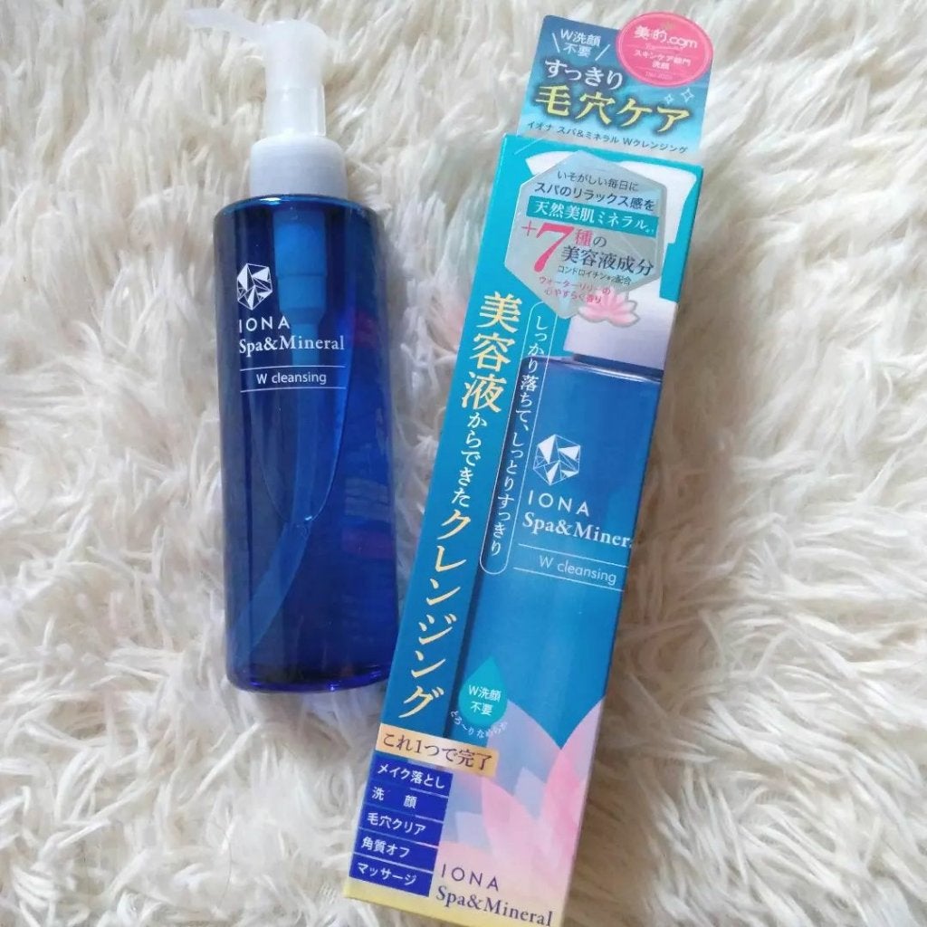 Wクレンジング |イオナ スパ&ミネラルの口コミ 保湿成分たっぷりの美容液からできたクレンジング♡ By なのん│血色感ほしいミドサー