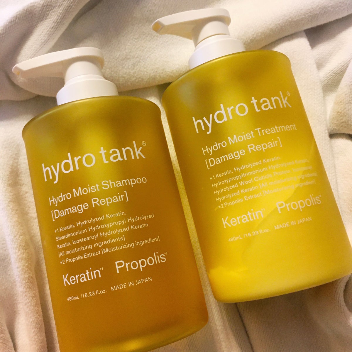ダメージリペア ハイドロモイスト シャンプー/ヘアトリートメント|hydrotankの効果に関する口コミ Hydrotank ダメージ