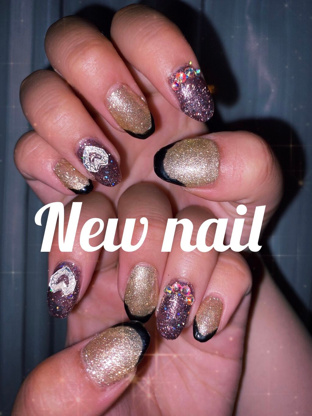 Shジェルネイルライト不要|セリアの口コミ「new Nail 全部セリアのジェルとパーツです!! 」 By 𝒚𝒖𝒏𝒂敏感肌20代