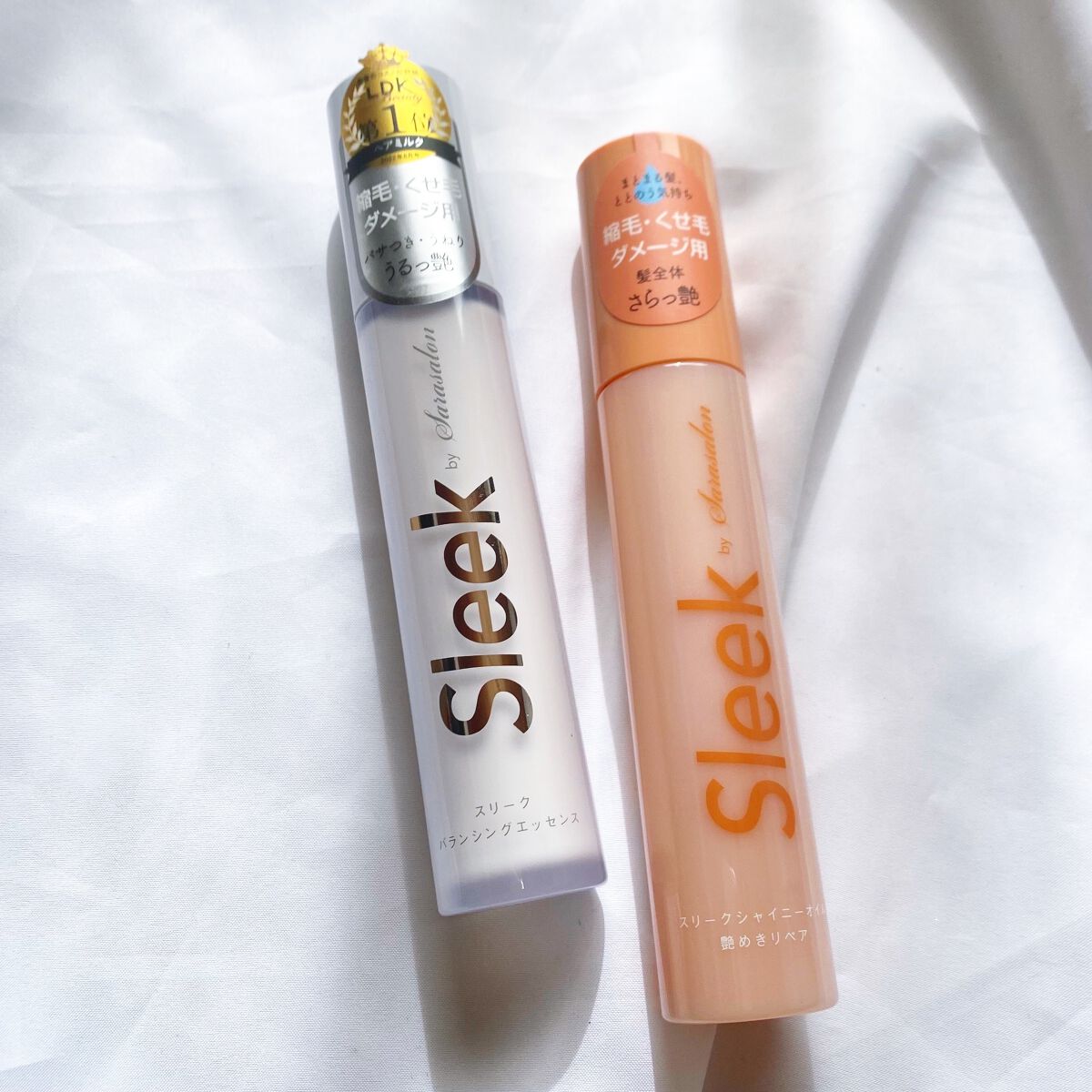 スリーク By サラサロンのヘアトリートメント スリークbyサラサロン シャイニーオイル他、2商品を使った口コミ Sleek バランシング