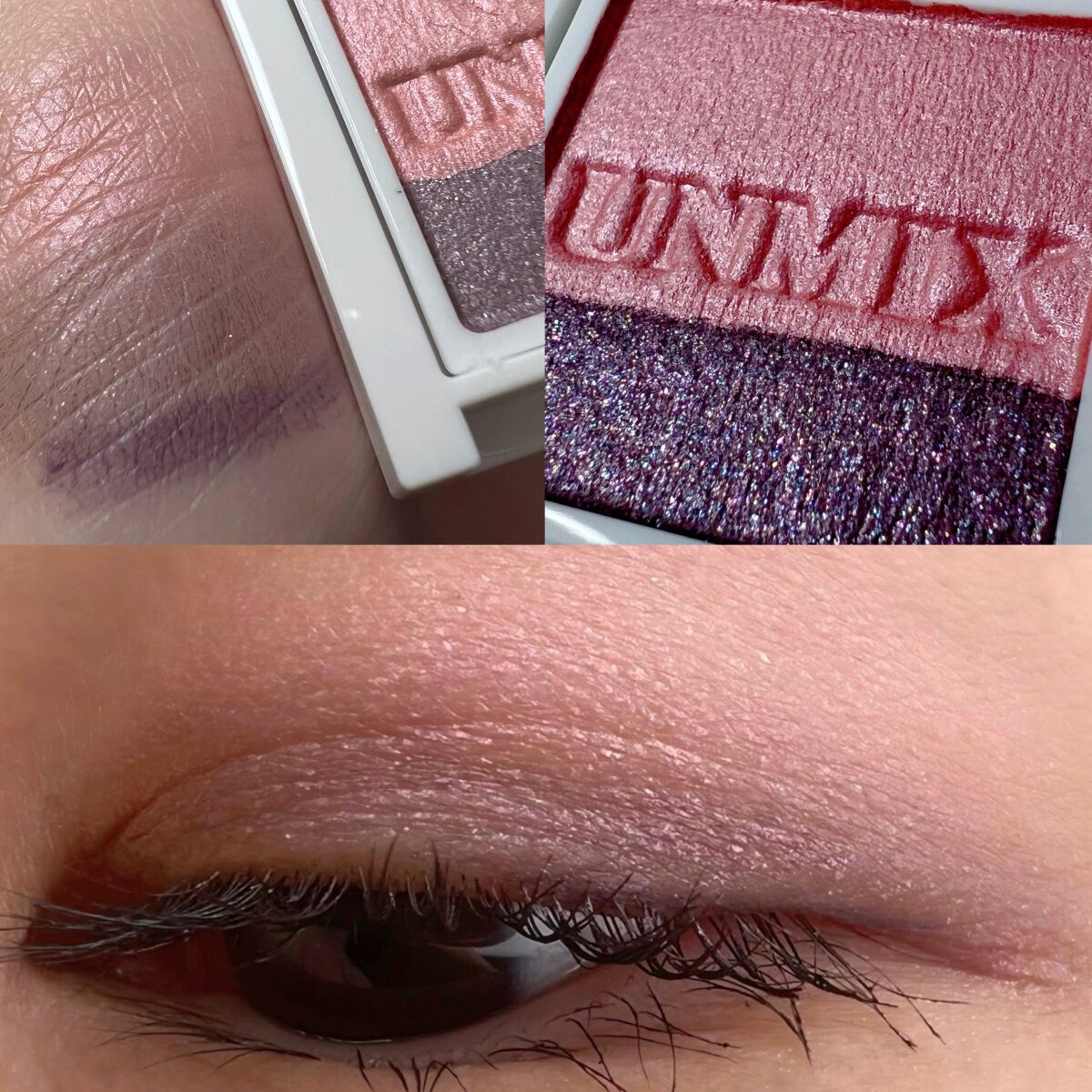 アイリッドニュアンス デュオ|unmixの口コミ モーブピンクにパープルがかったブラウン。 By 🍒amo🍒普通肌 Lips