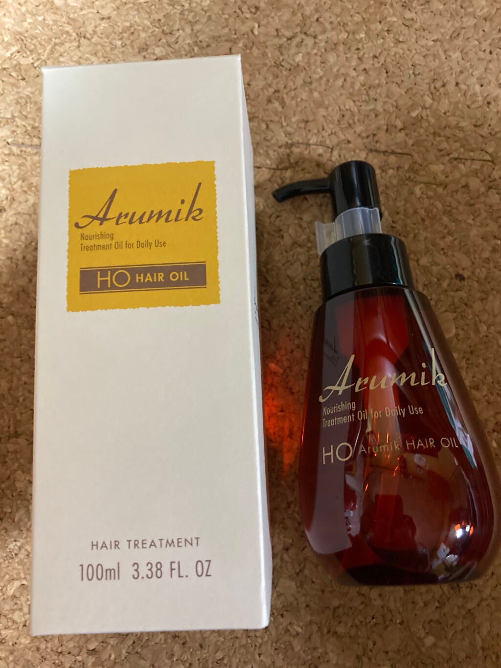 Abl・loccitaneのヘアトリートメントを使った口コミ「ablアルミック ヘアオイル ドンキで¥700くらいでgetしました