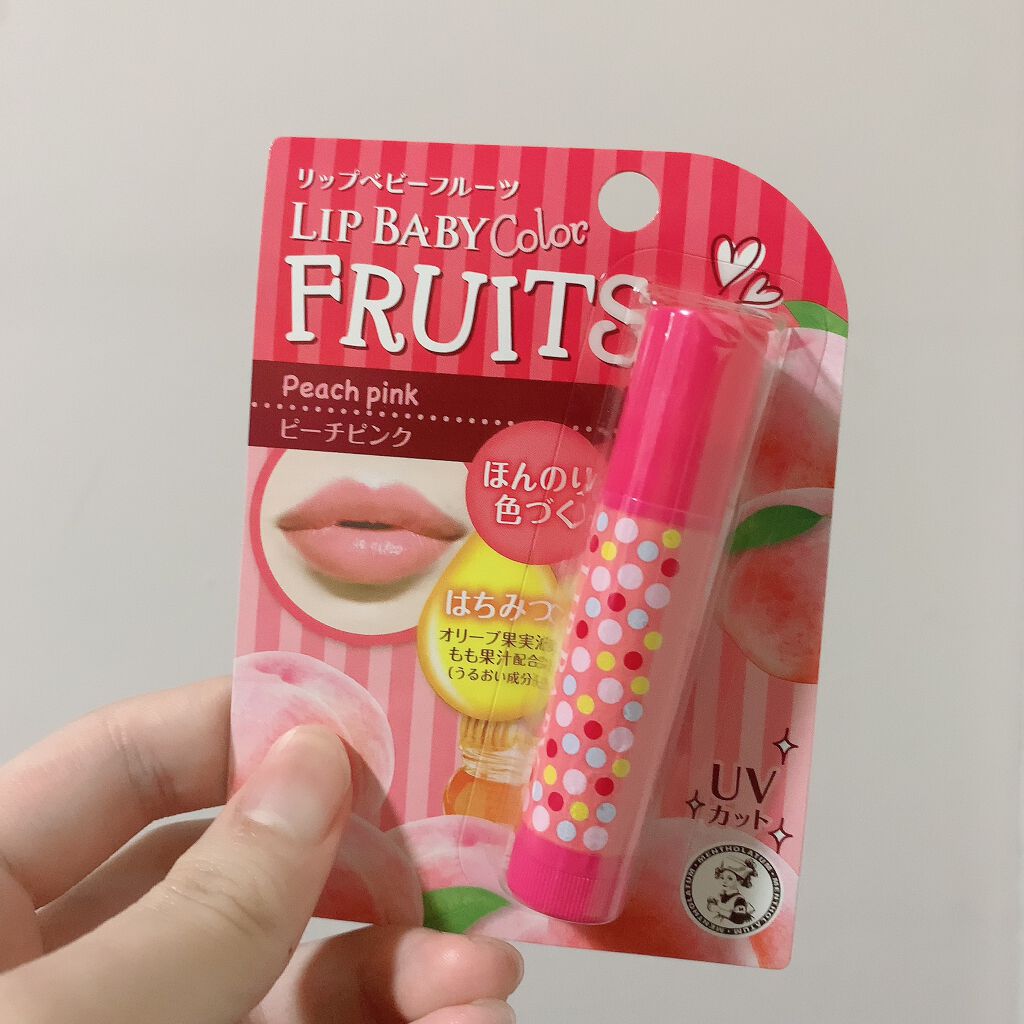 リップベイビーフルーツ|メンソレータムの口コミ メンソレータムリップベイビーフルーツピーチピンク🍑を使用しました! By りゅうちゃん🐢