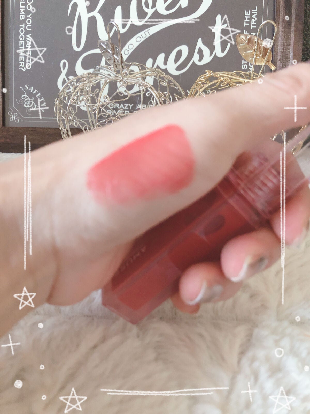 デューティント|amuseは落ちないのか?色持ちに関する口コミ ブルベにおすすめの口紅!amuse デューティント 14ハッピーモモ🍑🤍