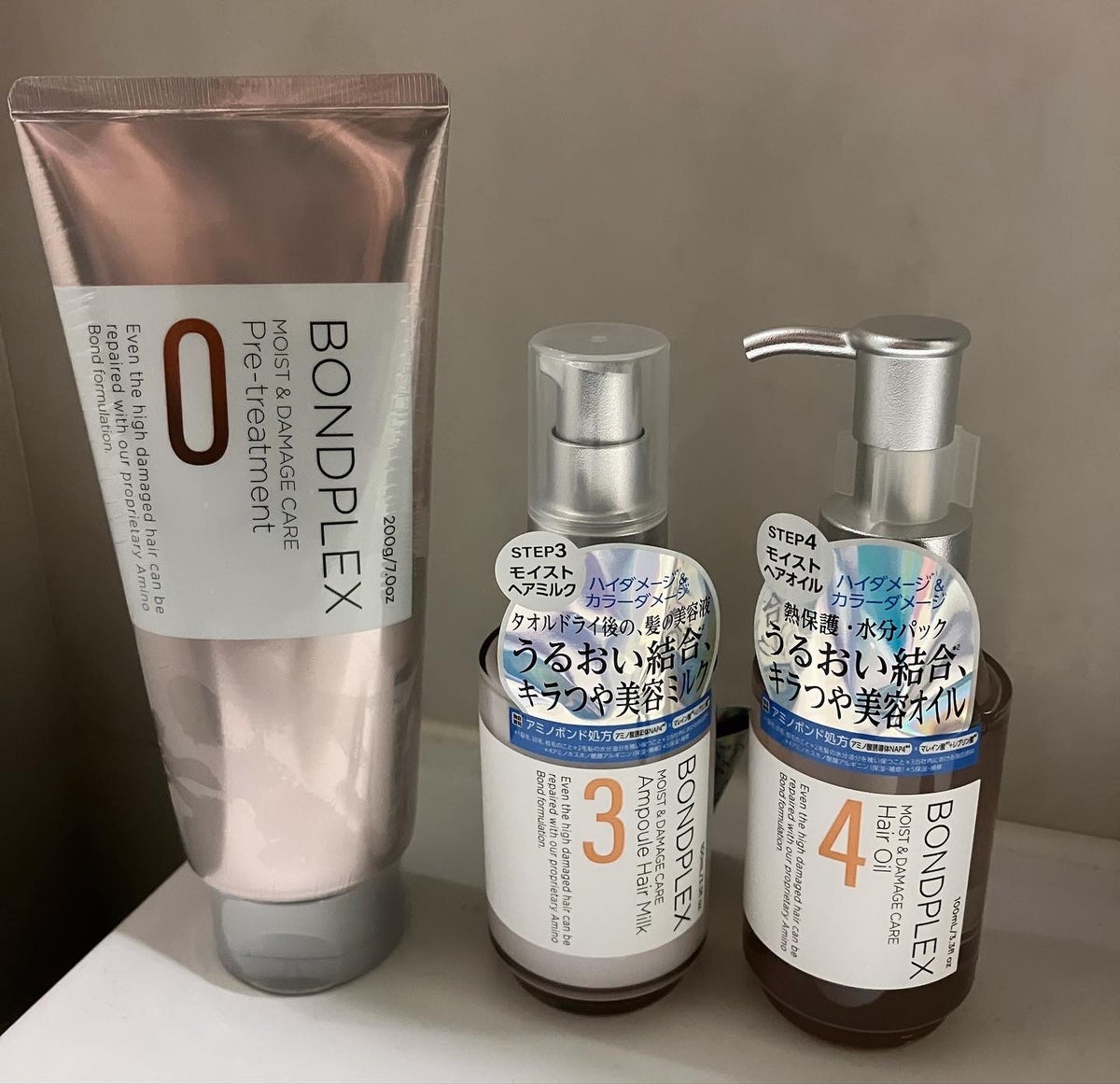 モイスト&ダメージケア アンプルミルク|ボンドプレックスの口コミ スリーアンク ボンドプレックス ヘアケア By Colorful