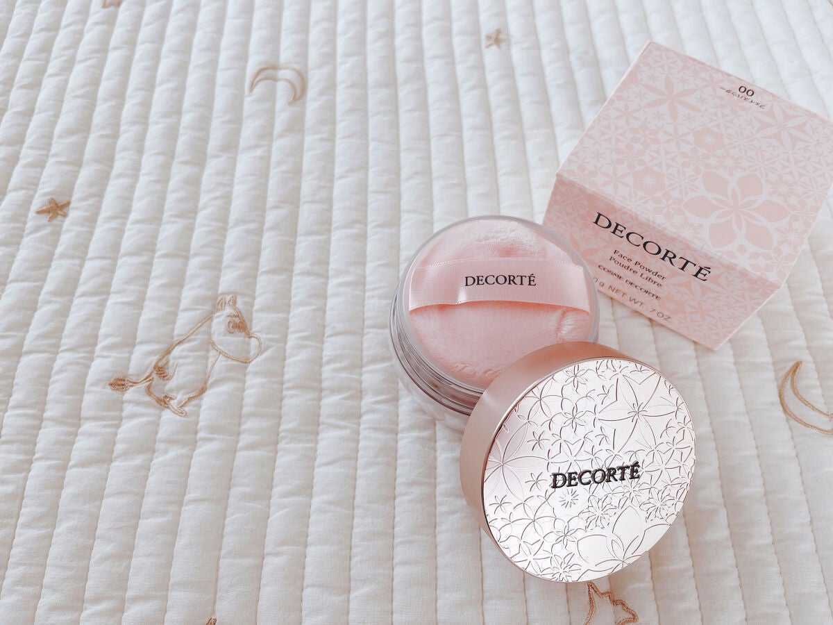 フェイスパウダー|decortÉの口コミ ブルベ夏におすすめのルースパウダー!decortÉ フェイスパウダ By 𝐇 𝐈 𝐍 𝐀 𓂃⋆