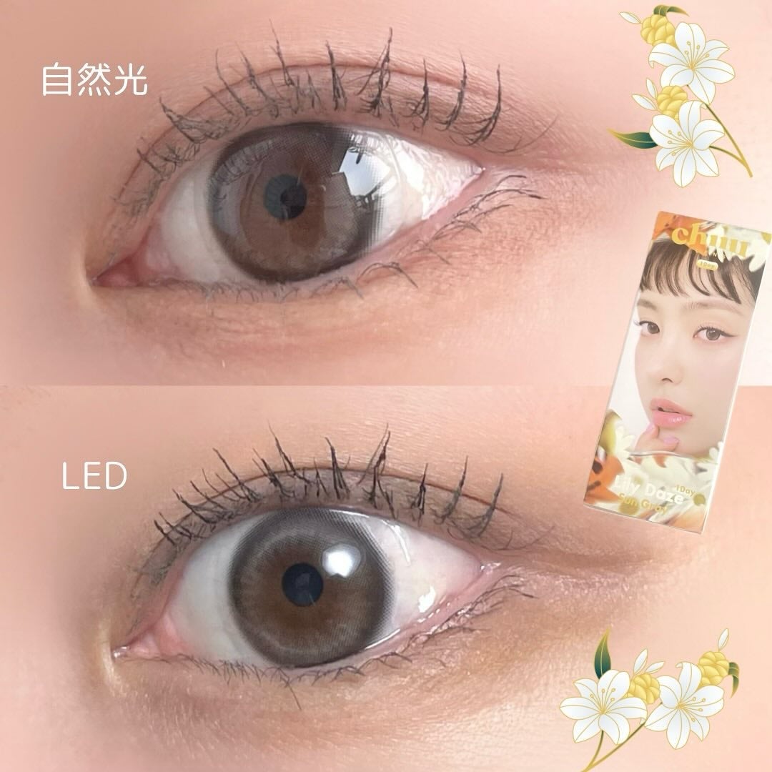 Lily Daze|chuu Lensのカラコンレポ・着画口コミ 日差しが差し込んだような うるっとツヤレンズ☀️ By Me🥀韓国コスメ