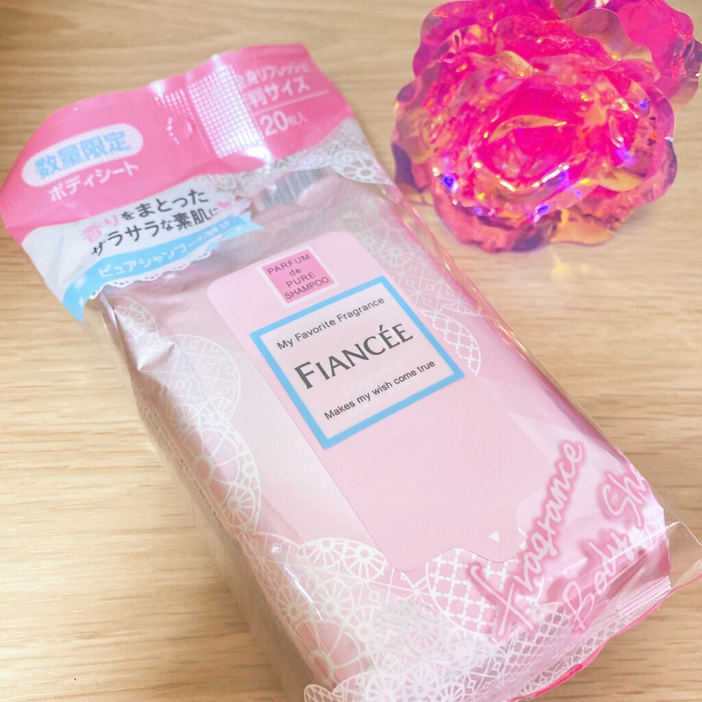 フレグランスボディシート ピュアシャンプーの香り|フィアンセの口コミ フィアンセ フレグランスボディシート By ももうさ脂性肌20代