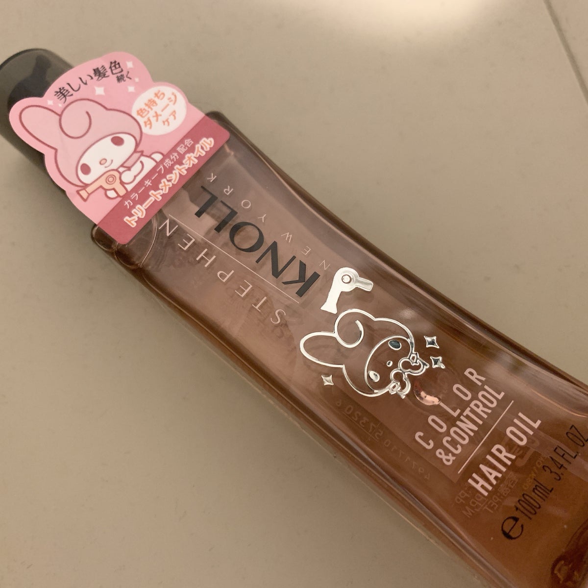 カラーコントロール ヘアオイル W|スティーブンノル ニューヨークの効果に関する口コミ 昨日ブリーチ→カラーしたので 色落ち防止でヘア
