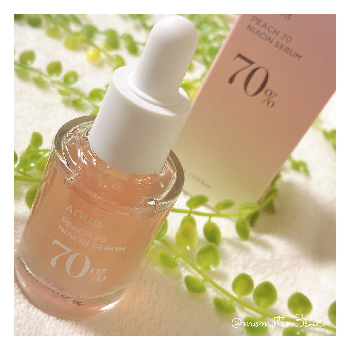 桃70ナイアシンセラム|anuaの口コミ 日本先行新発売 Anua By もも🍑🍑🍑混合肌 Lips