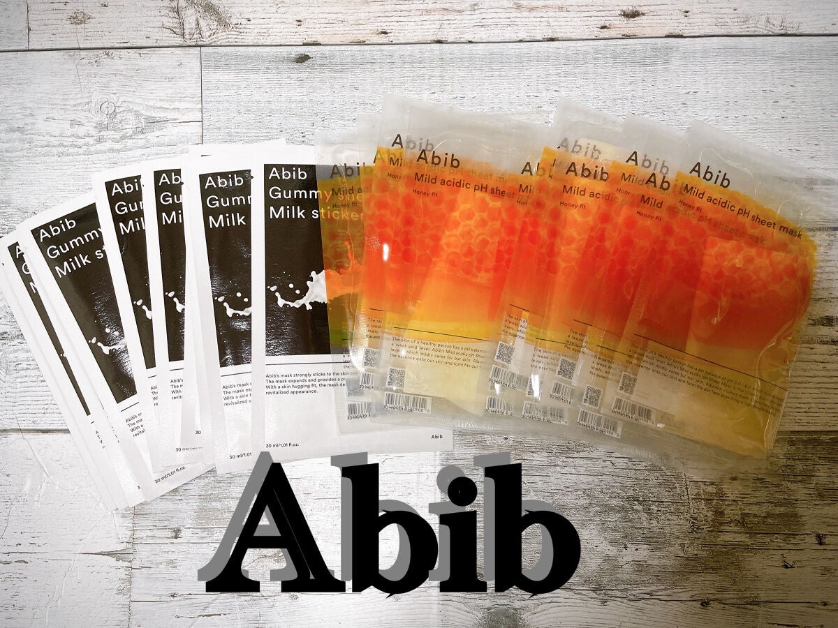 Abib のシートマスク・パック ガムシートマスク ミルク他、1商品を使った口コミ Abib Gummy Sheet Mask Milk