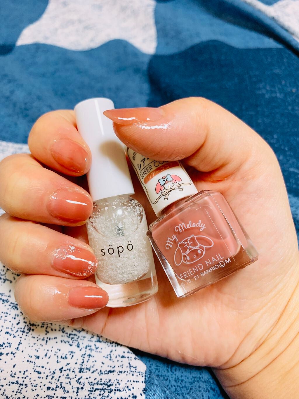 Daiso・sopoのマニキュアを使った口コミ 今週のネイル 今週はやっと使えたdaisoで購入していた By みくちんママ敏感肌30