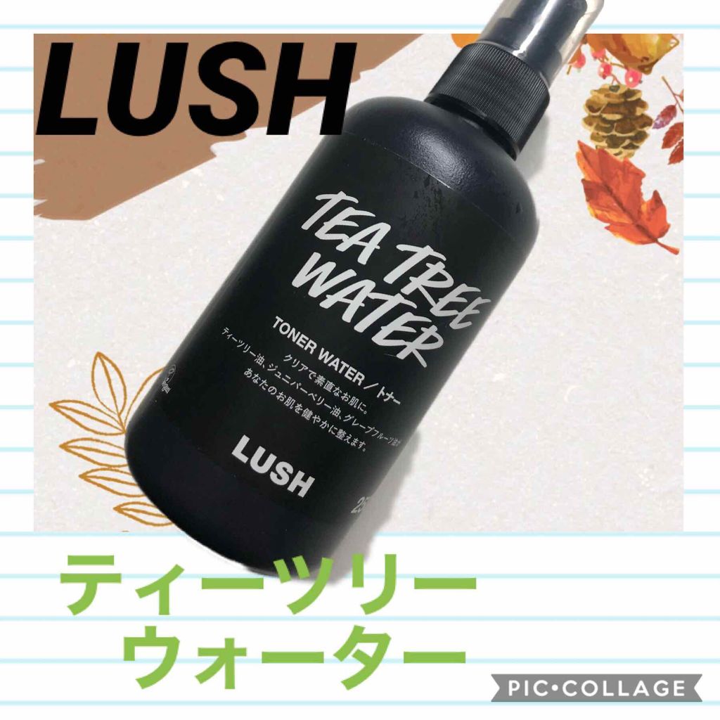 ティーツリーウォーター|ラッシュの口コミ 乾燥肌におすすめのミスト状化粧水!lush ティーツリーウォーター By マー乾燥肌30代