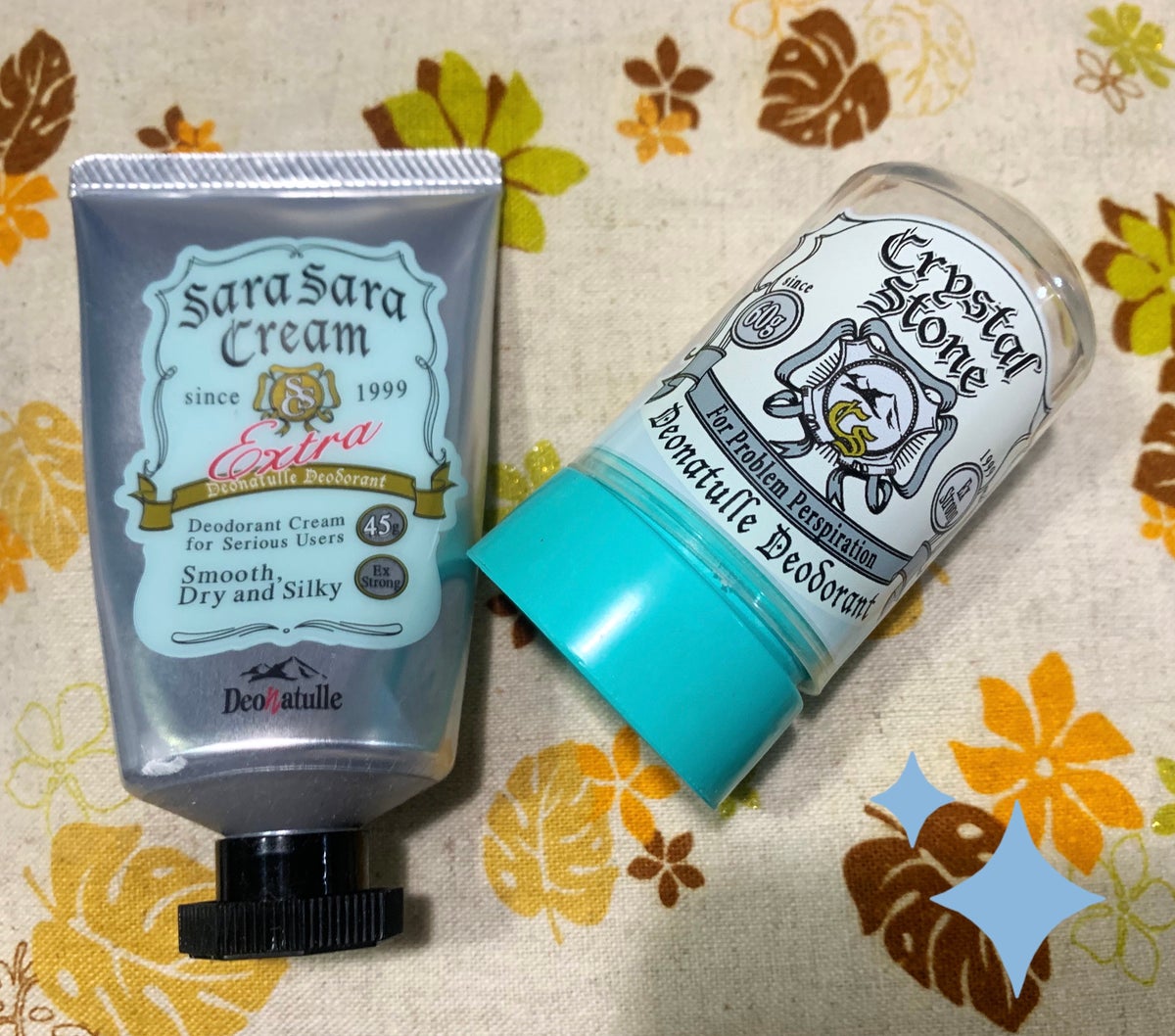デオナチュレのデオドラント・制汗剤 薬用クリスタルストーン&さらさらクリームを使った口コミ デオナチュレ さらさらクリーム By かぐや