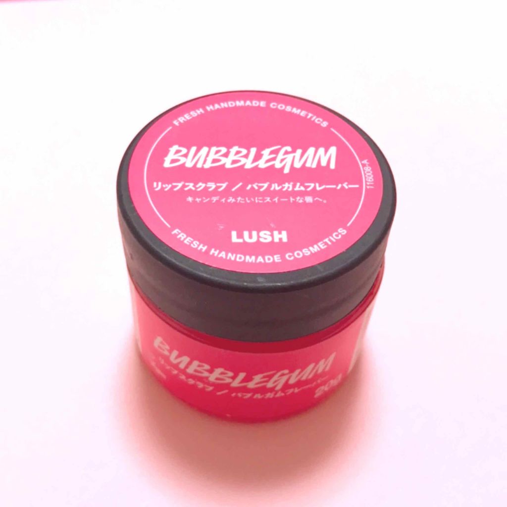 バブルガムフレーバー リップスクラブ|ラッシュの口コミ「カサカサ唇にバイバイ! Lush リップスクラブ バブルガムフレーバー🎈 」 By
