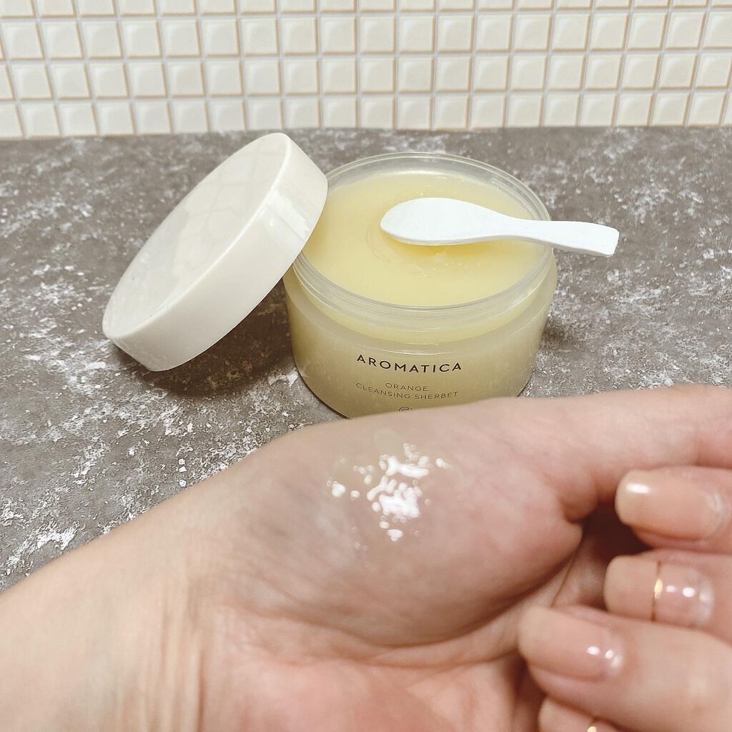 オレンジクレンジングシャーベット|aromaticaの口コミ 敏感肌におすすめのクレンジングバーム! Aromaticajp By
