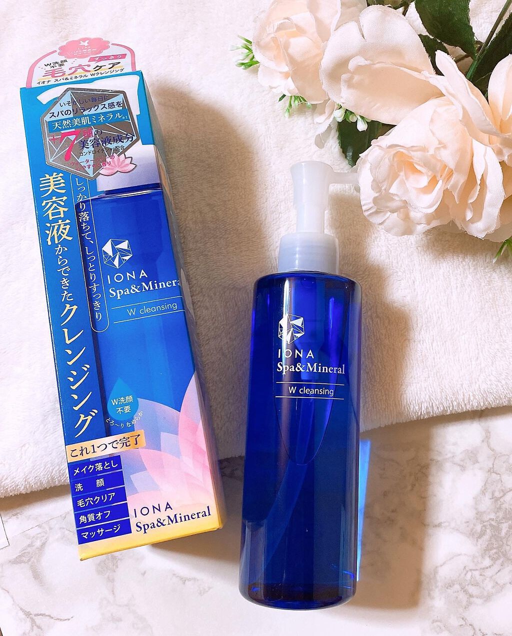 Wクレンジング |イオナ スパ&ミネラルの口コミ イオナ スパ&ミネラル Wクレンジング は By Reika混合肌40代前半 Lips