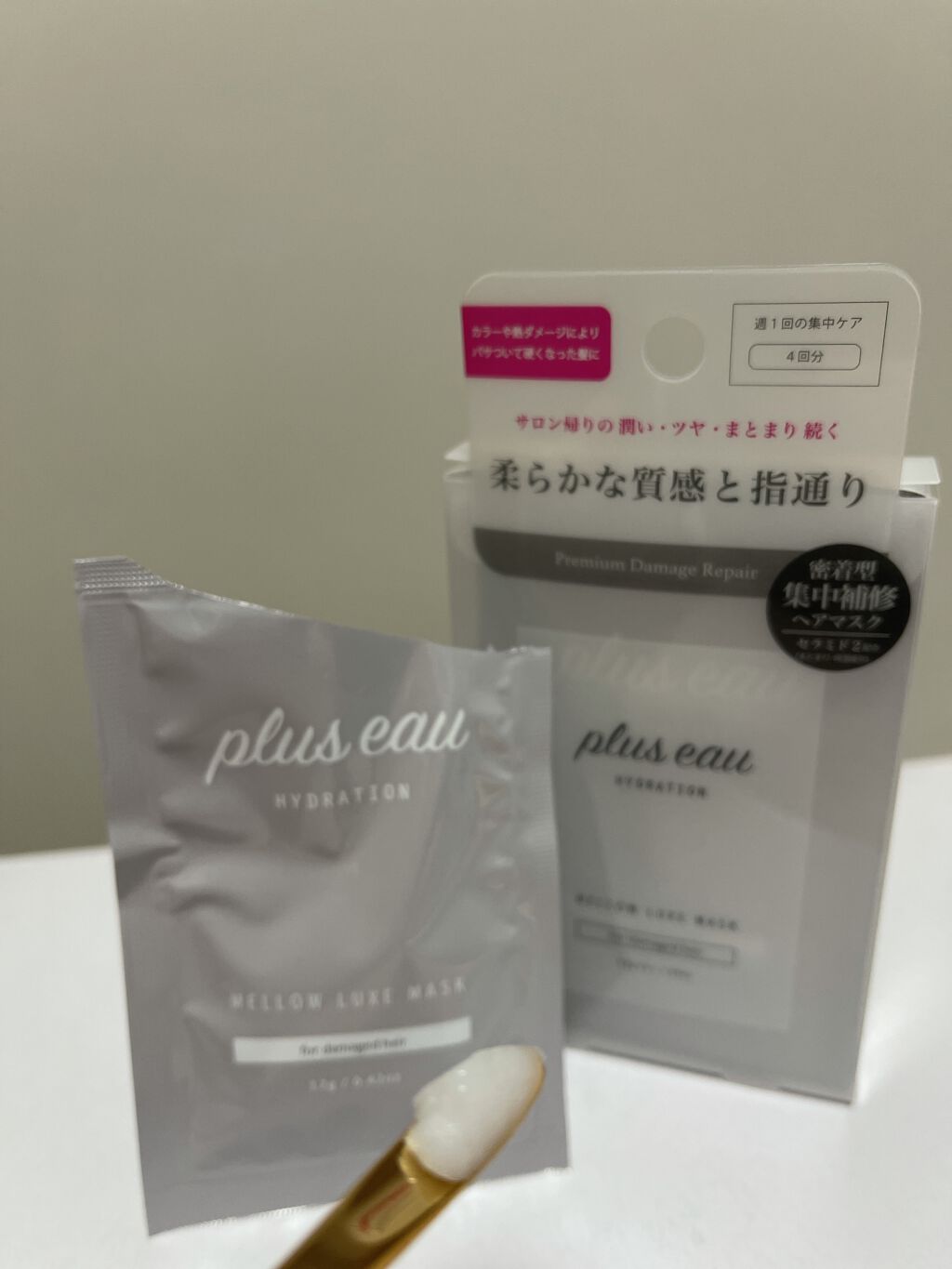 メロウリュクスマスク ジャータイプ 4回分|plus Eauの口コミ「プリュスオー メロウリュクスマスク【4回分】初めて使ってみました