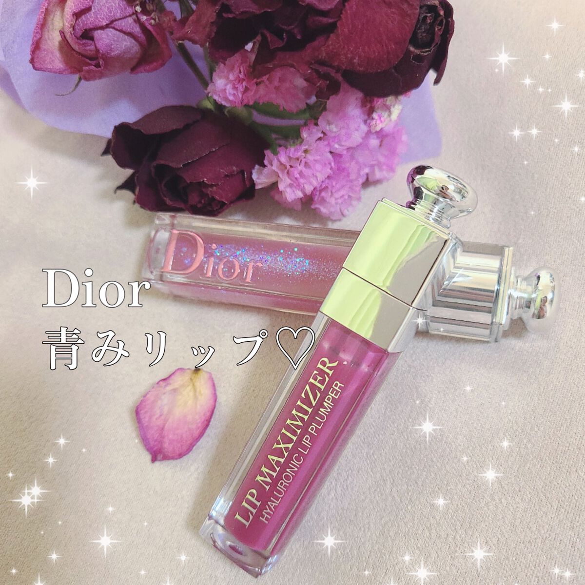 Diorのリップグロス 【旧】ディオール アディクト リップ マキシマイザー他、1商品を使った口コミ 【お気に入り♡dior青みリップ