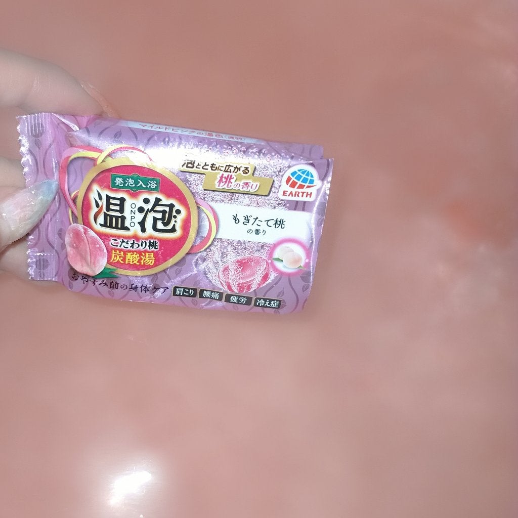 こだわり桃 炭酸湯|温泡の効果に関する口コミ 4種類の桃の香りを詰合せ。古くから親しまれ By みこわりこ混合肌30代後半 Lips