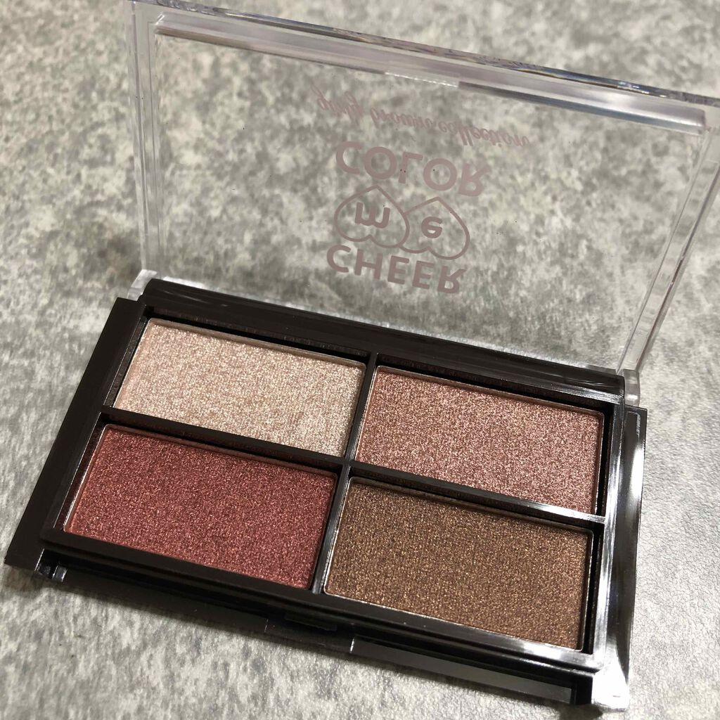 Cheer Me Color アイシャドウ|セリアの口コミ 超優秀!100均で買えるおすすめアイシャドウパレット!seriaでみつけたアイ