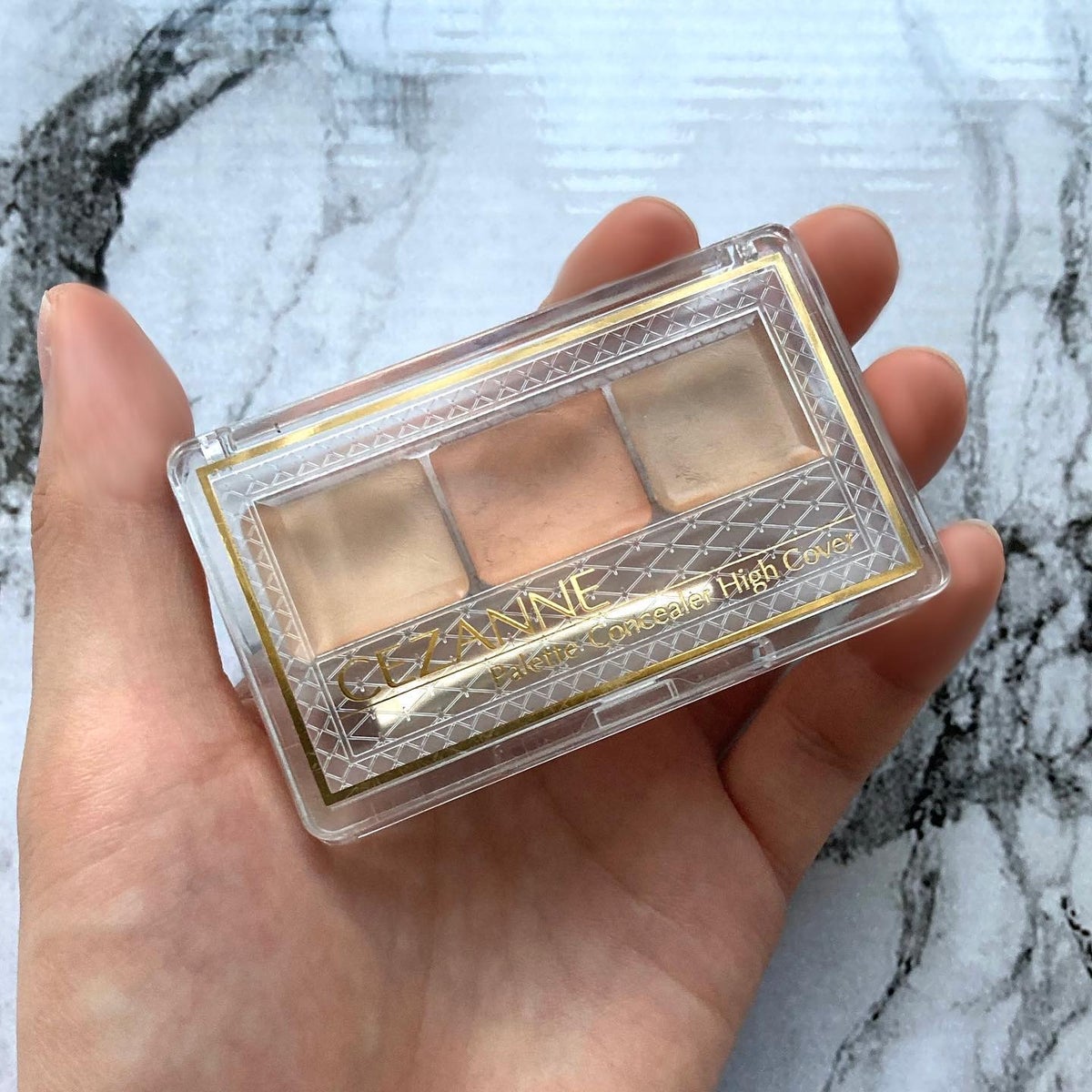 パレットコンシーラー ハイカバー|cezanneの口コミ 3色パレットのハイカバー版 初めて買った By Leaf(リーフ)混合肌10