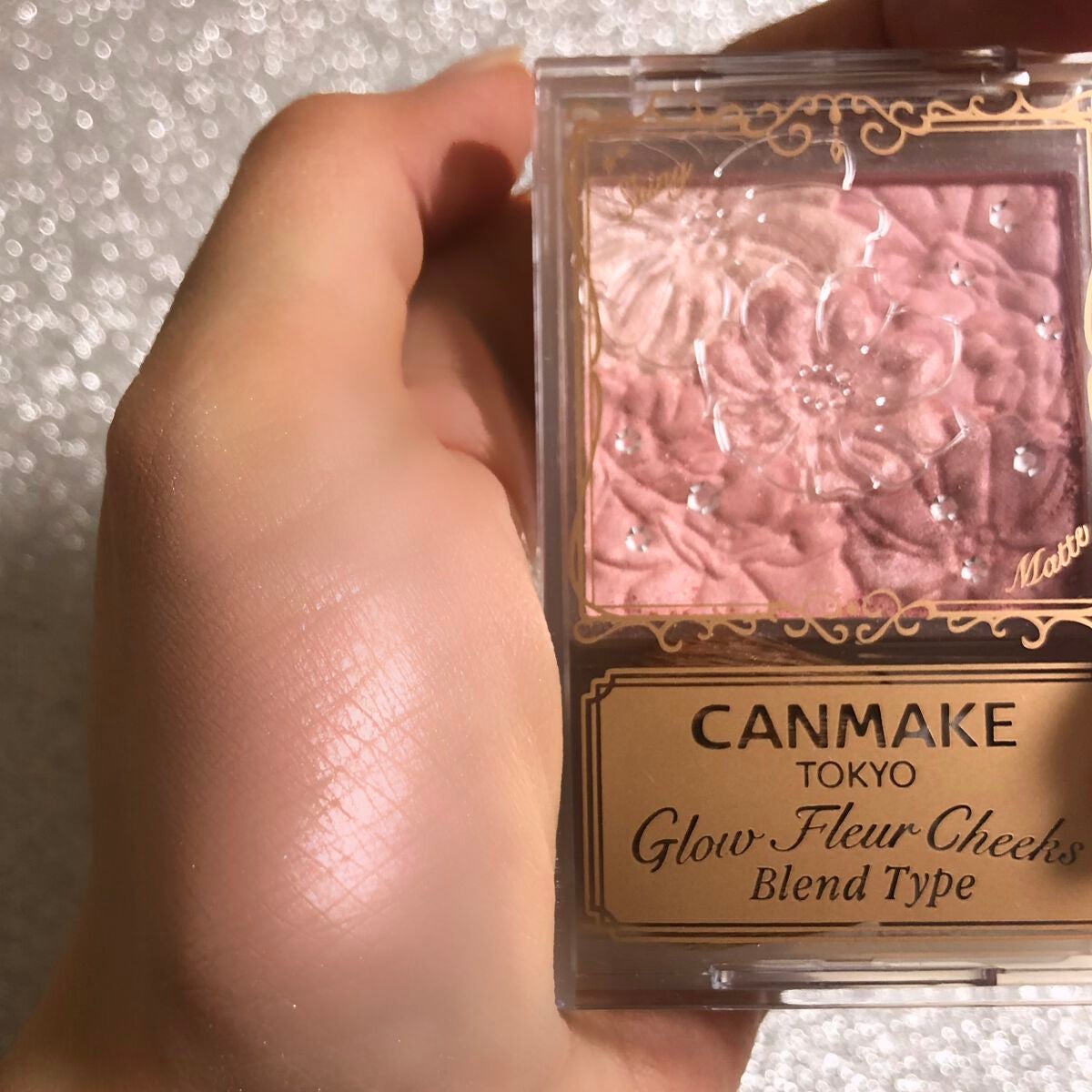 グロウフルールチークス(ブレンドタイプ)|キャンメイクの口コミ 💕ツヤとマットをブレンドして使う、ふんわり発色チーク💕 By Pomi