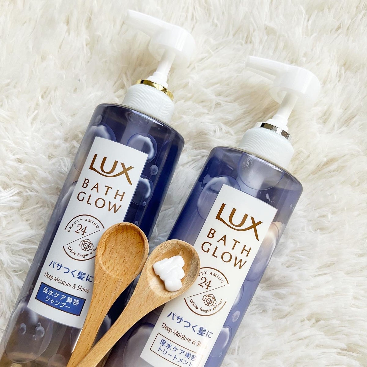 バスグロウ ディープモイスチャーandシャイン シャンプートリートメント|luxの口コミ ラックス バスグロウ ディープモイスチャー