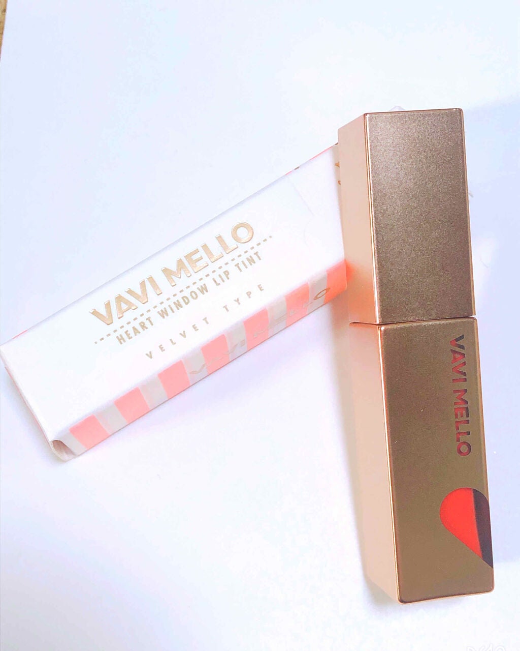 ハートウィンドウリップティントベルベットタイプ|vavi Melloの口コミ「リップ落ちやすいから、ティントほしい🥺 」 By うーちゃん