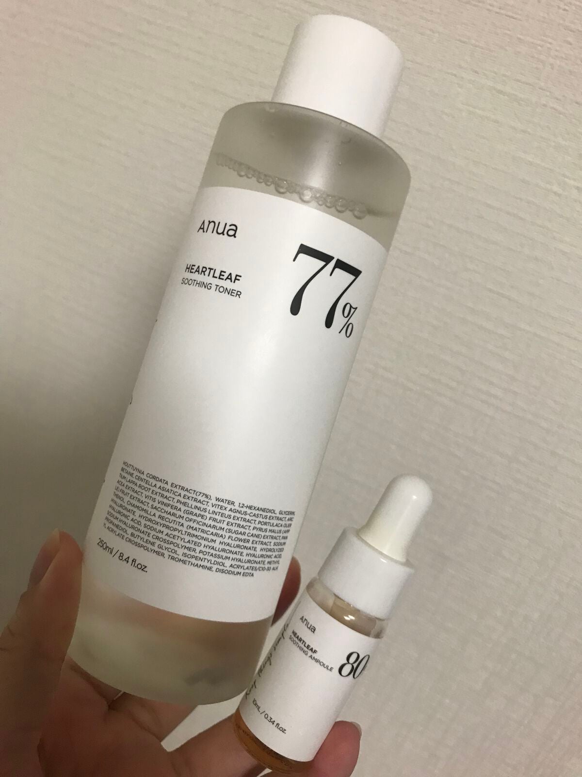 Anuaのスキンケア・基礎化粧品 ドクダミ77%スージングトナー他、2商品を使った口コミ「前から気になってたドクダミ77%スージングトナーを