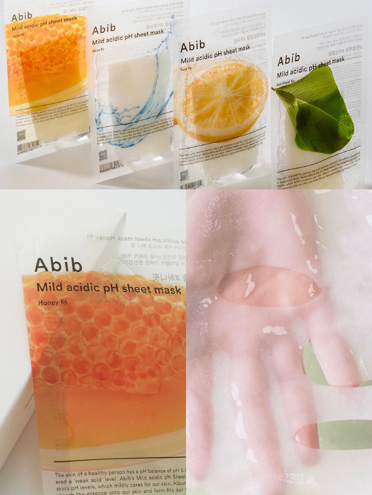 弱酸性phシートマスク ハニーフィット|abib の口コミ Abib Mild Acidic Ph Sheet Mask By Chia♥