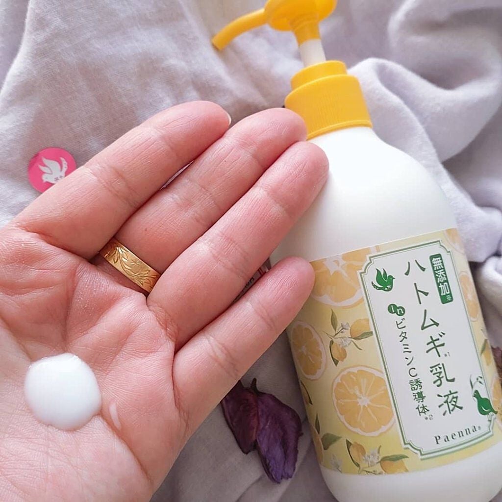 ハトムギ乳液inビタミンc誘導体|パエンナの口コミ パエンナ ハトムギ乳液inビタミンc誘導体 By さなえ♥混合肌30代後半