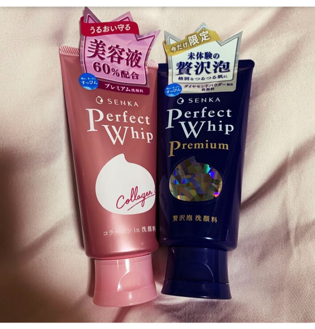 Senka(専科)の洗顔フォーム パーフェクトホイップ コラーゲンin他、2商品を使った口コミ「senka専科 パーフェクトホイップ