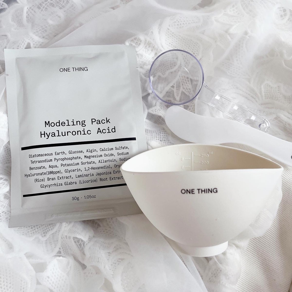 One Thingのスキンケア・基礎化粧品 ドクダミ化粧水他、3商品を使った口コミ 🌙one Thing ヒアルロン酸モデリングパック By