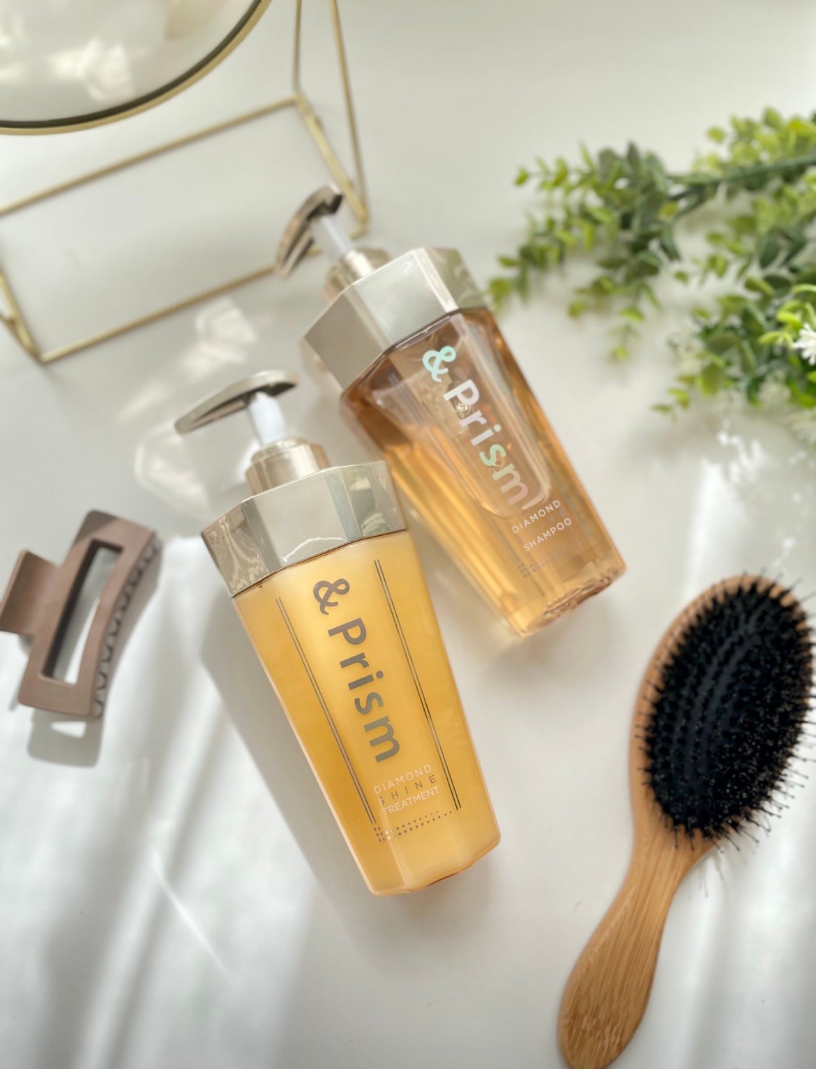 Diamond Shine シャンプーヘアトリートメント|andprismの口コミ アルガンオイルなどの3種の美容成分、 By