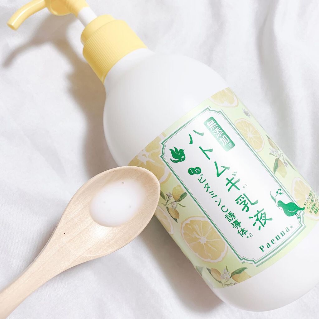 ハトムギ乳液inビタミンc誘導体|パエンナの口コミ パエンナ ハトムギ乳液inビタミンc誘導体🌱 By はっち乾燥肌30代前半 Lips