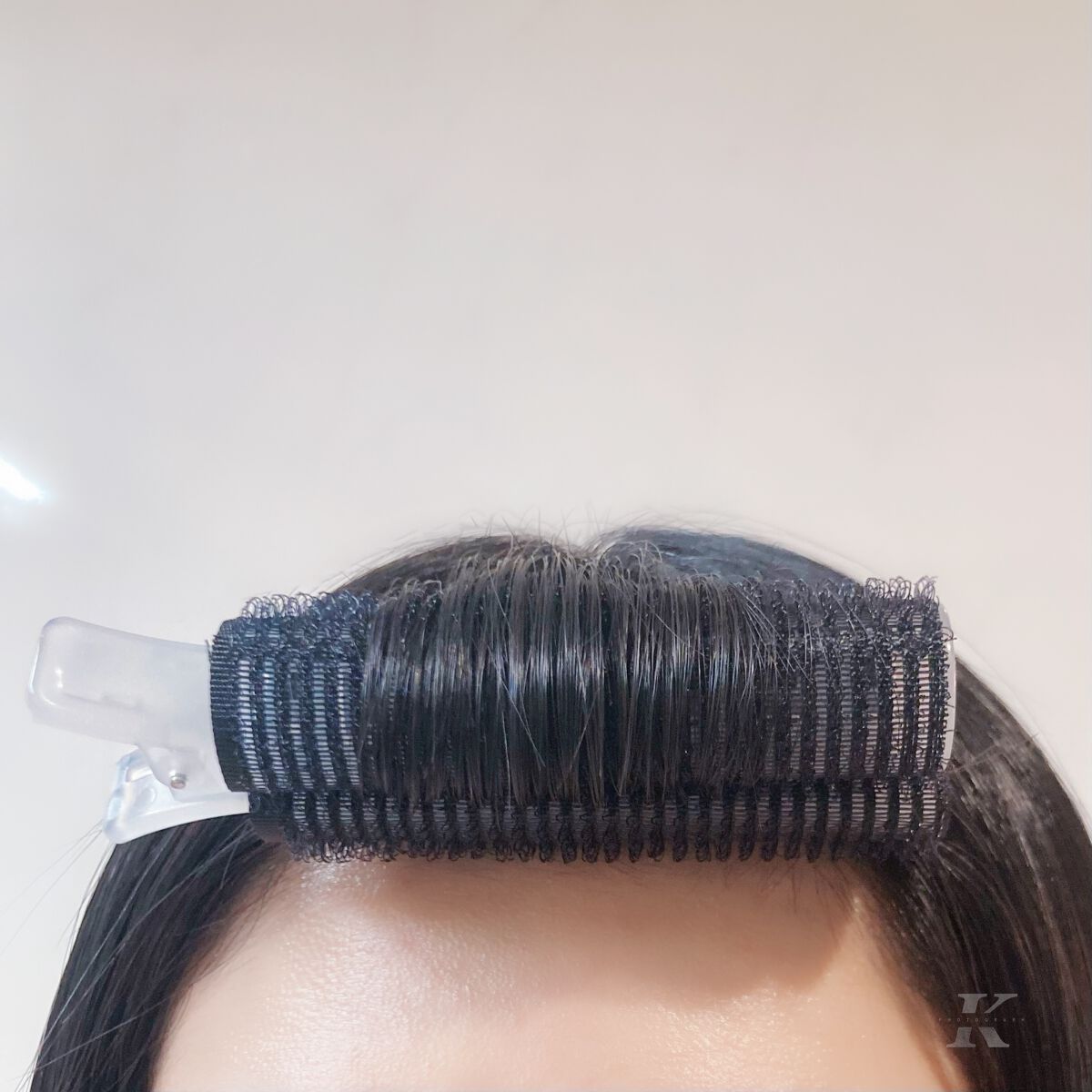 前髪カーラー|daisoの口コミ 超優秀!100均で買えるおすすめヘアケアグッズ!朝のスキンケアとメイクをしている時に使っています By