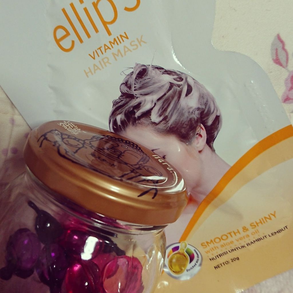 Ellipsのヘアオイル ヘアーオイル【トリートメント】他、2商品を使った口コミ Ellips ヘアトリートメントとヘアマスク By うさ子