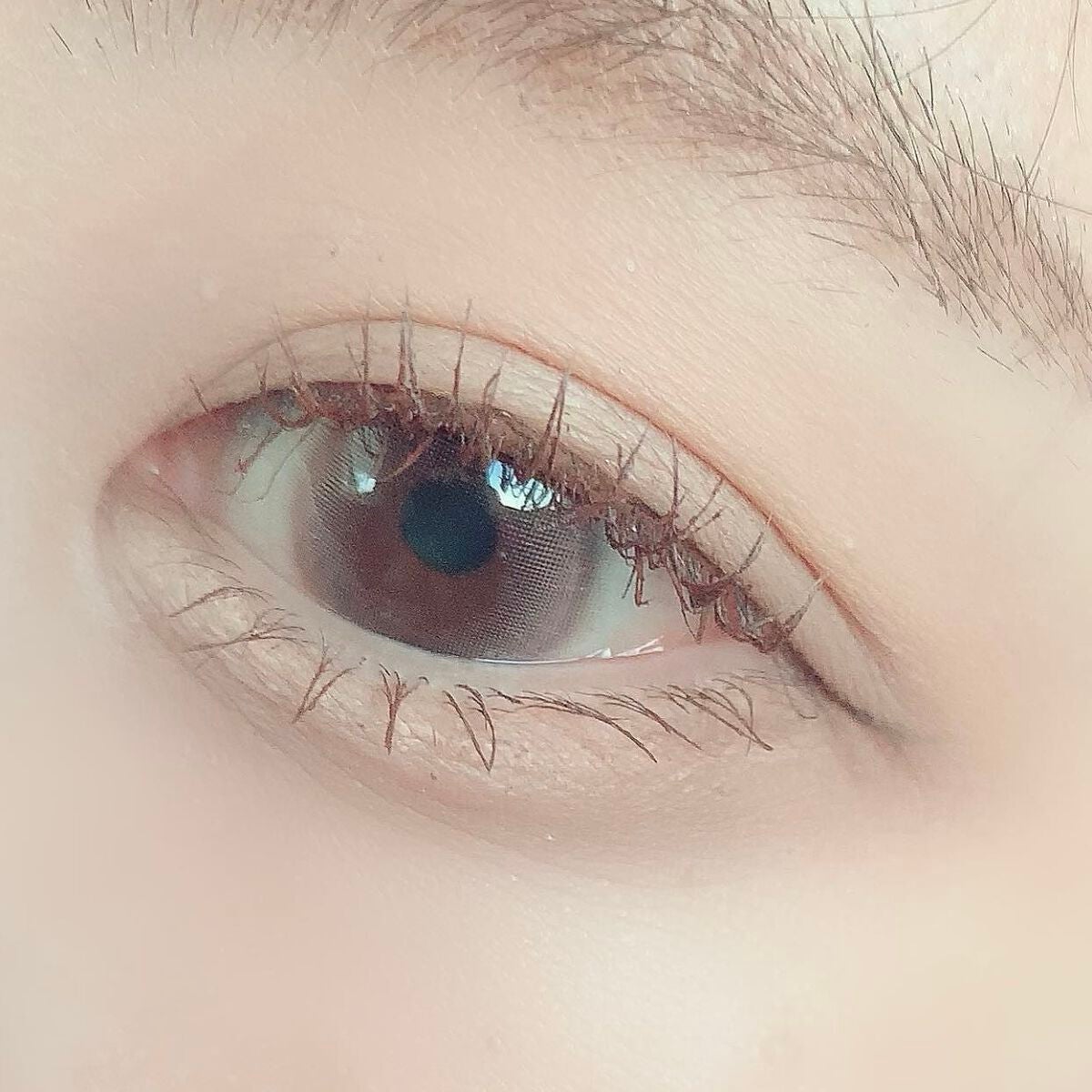 Aube Pie|chuu Lensのカラコンレポ・着画口コミ Aube Pie Moon Brown By ⸝⸝⸝⸝ 𝒆𝒌𝒂🌕