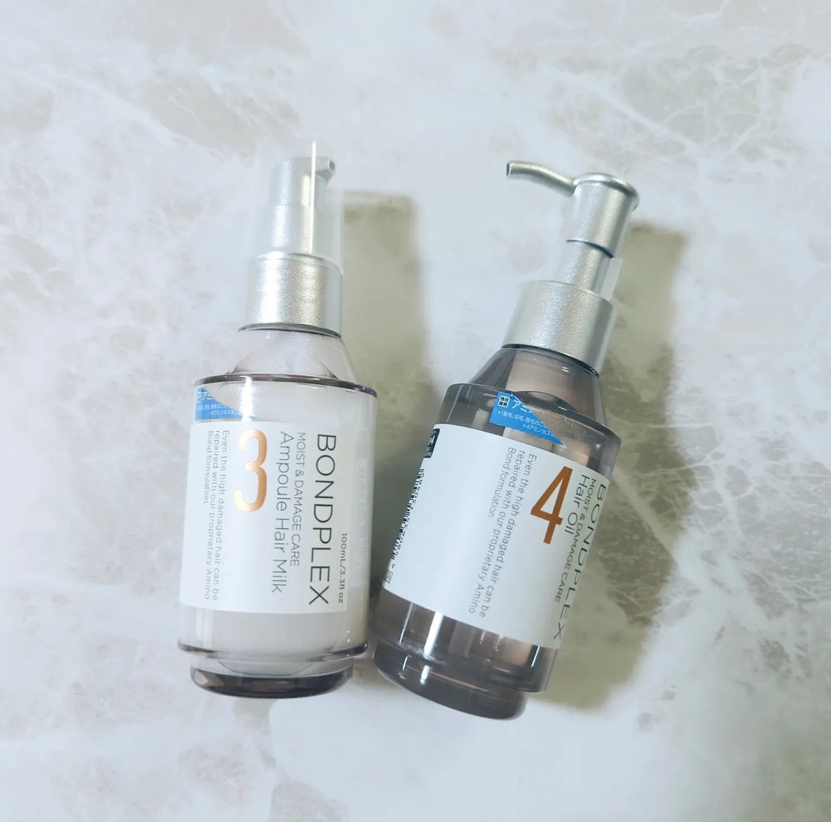 ボンドプレックスのヘアトリートメント モイスト&ダメージケア アンプルミルク他、2商品を使った口コミ ボンドプレックス モイスト&ダメージ
