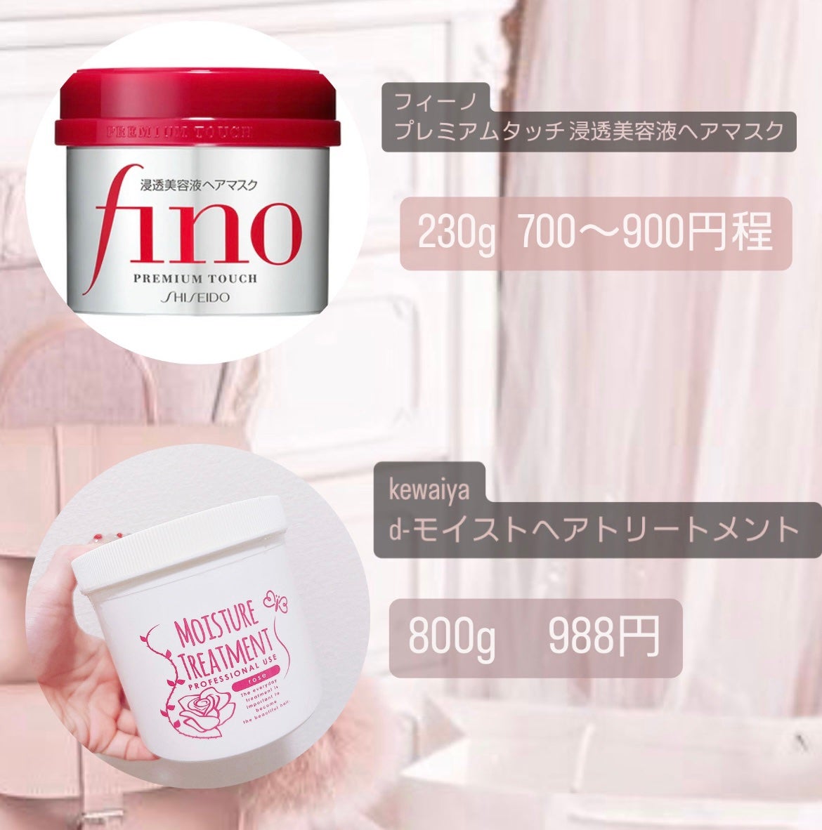 フィーノ・ドン・キホーテプライベートブランド 情熱価格の洗い流すヘアトリートメントを使った口コミ フィーノ越え 《ドンキのトリートメントが