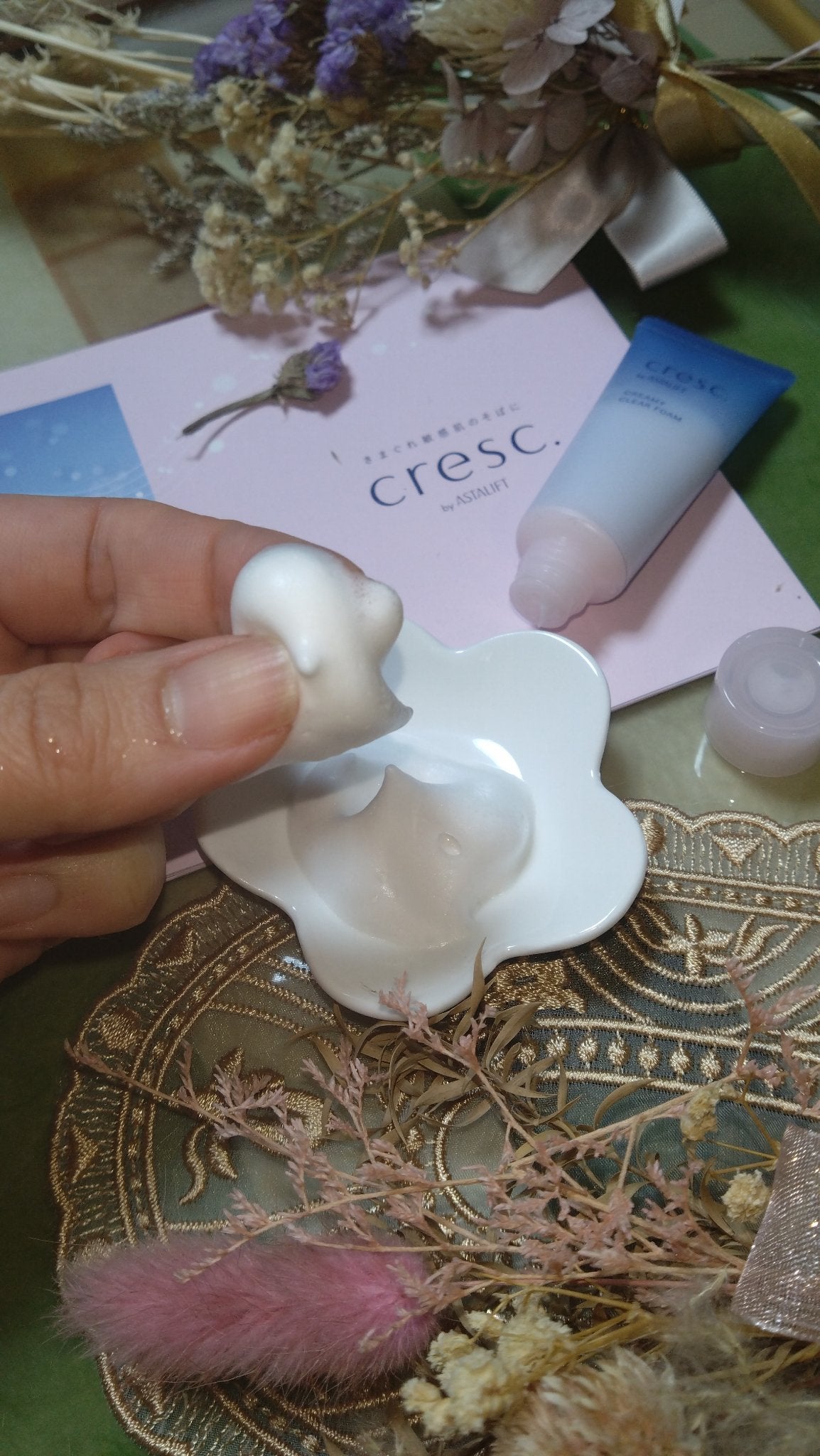 クリーミー クリアフォーム|cresc By Astaliftの口コミ 【使った商品】 クレスク By アスタリフト クリーミー クリア
