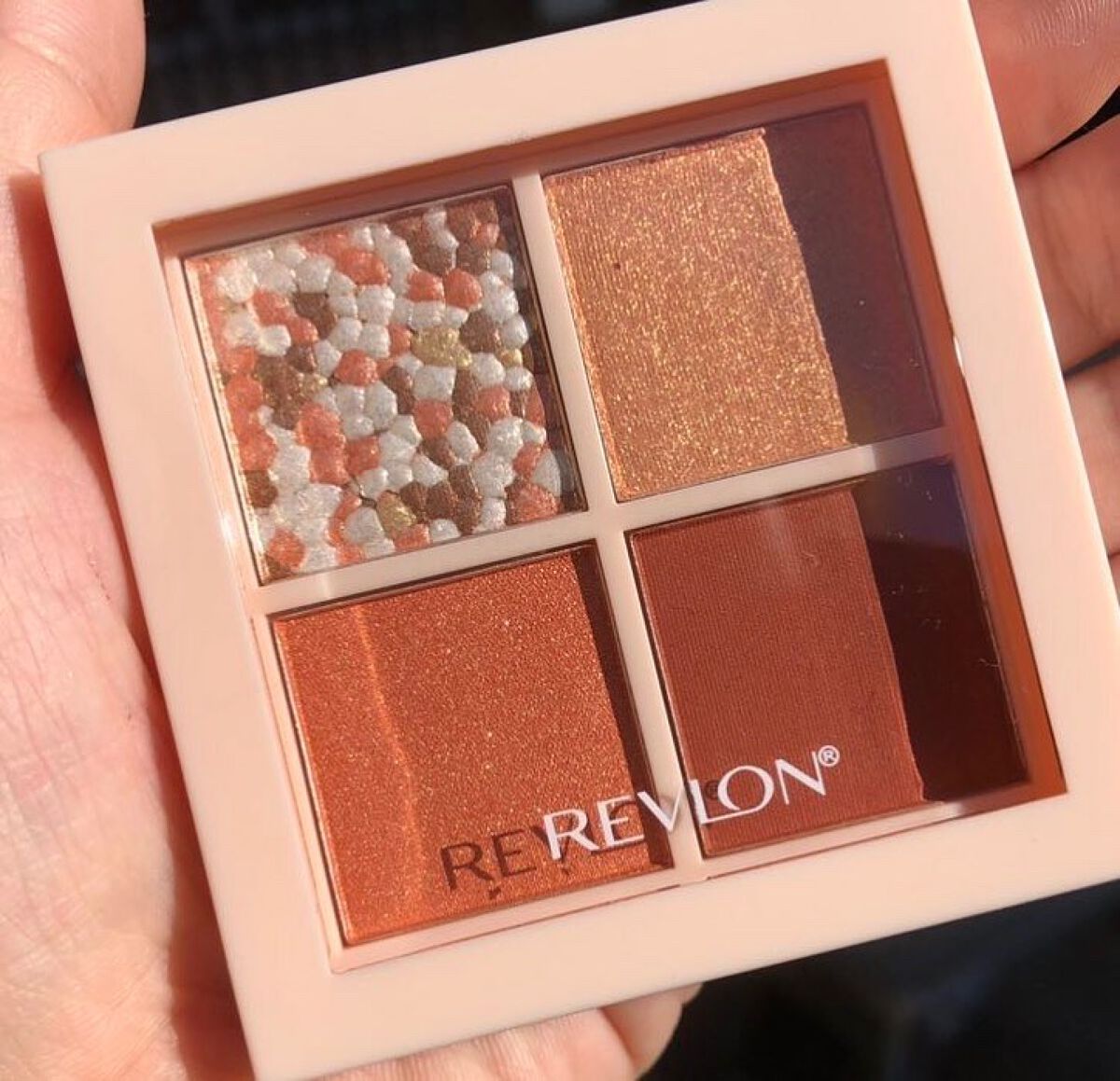 ダズル アイシャドウ クアッド 002 サンセット ブリック|revlonの口コミ「revlon ダズル アイシャドウ クアッド 」 By