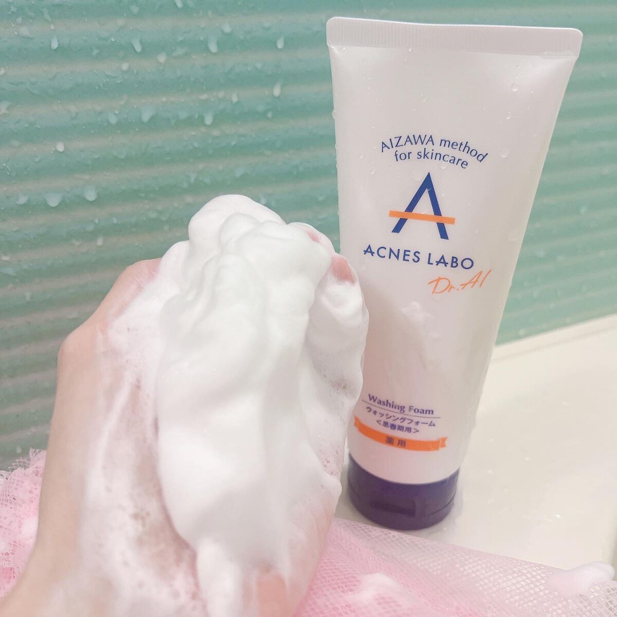 アクネスラボのスキンケア・基礎化粧品 薬用ニキビケア ウォッシングフォーム(思春期用)他、2商品を使った口コミ アクネスラボ 思春期用ライン