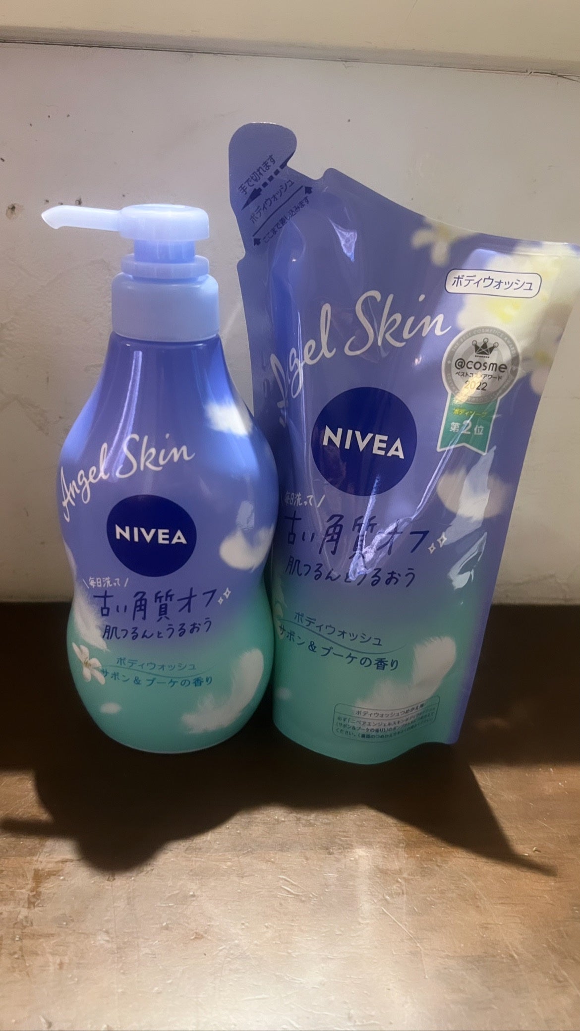 エンジェルスキン ボディウォッシュ サボン&ブーケの香り|ニベアの口コミ ニベアエンジェルスキン ボディウォッシュ サボン&ブーケの香り